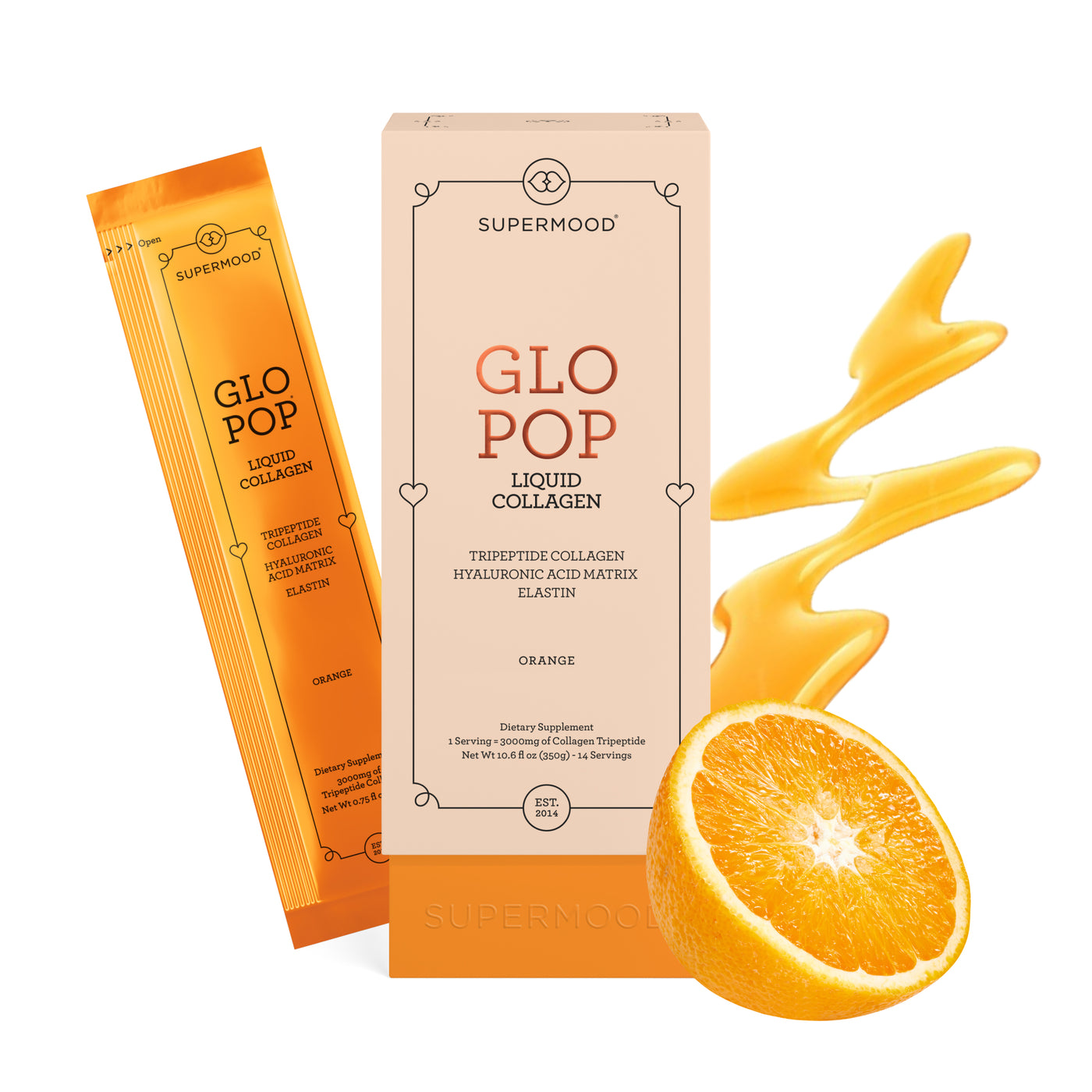 Glo Pop Liquid Collagen - 14 Servings